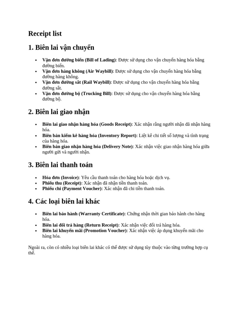 Receipt list (3) | PDF