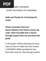 The Ewhore Method SocialMedia Edition PDF | PDF | Internet Forum | Snapchat