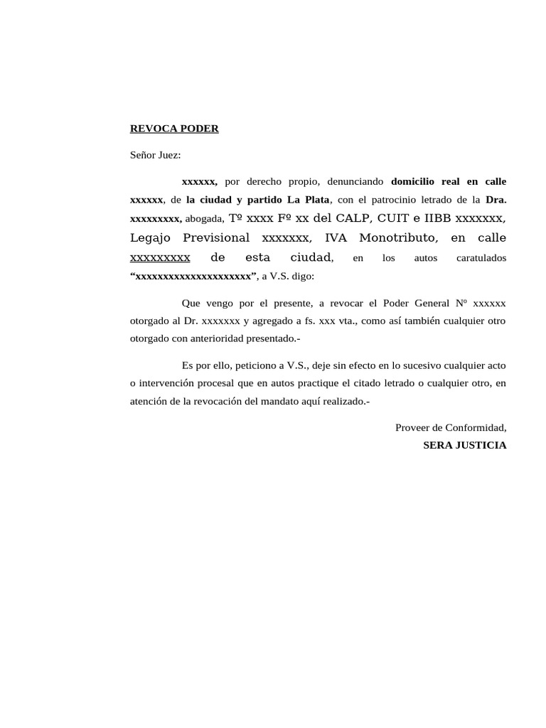 3 - Revoca Poder | PDF