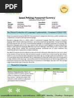 CELF-5 Subtest Descriptions | PDF | Linguistics