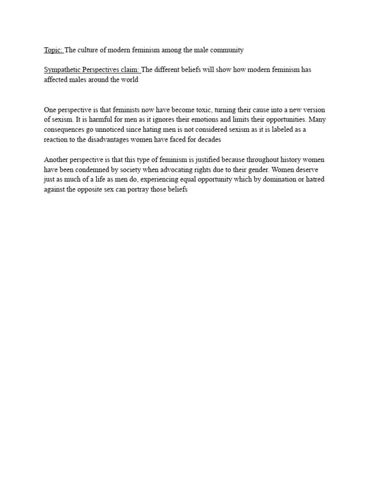 Topic and Claim | PDF