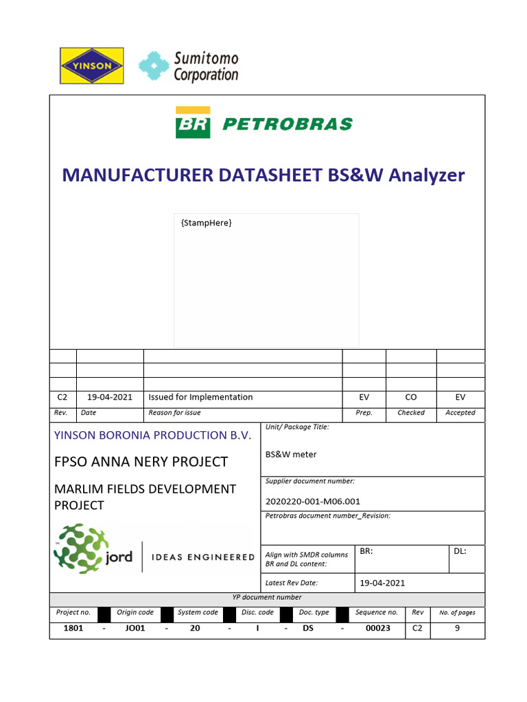 Zelentech ZT100i Series - BS&W Analyzer | PDF