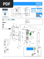 Datasheet Salto XS4 Original Plus Wide ANSI Ax6xx ENG 05 24 | PDF