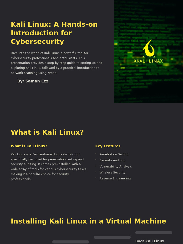Kali Linux: Introductory Guide for Cybersecurity | PDF | Security | Computer Security