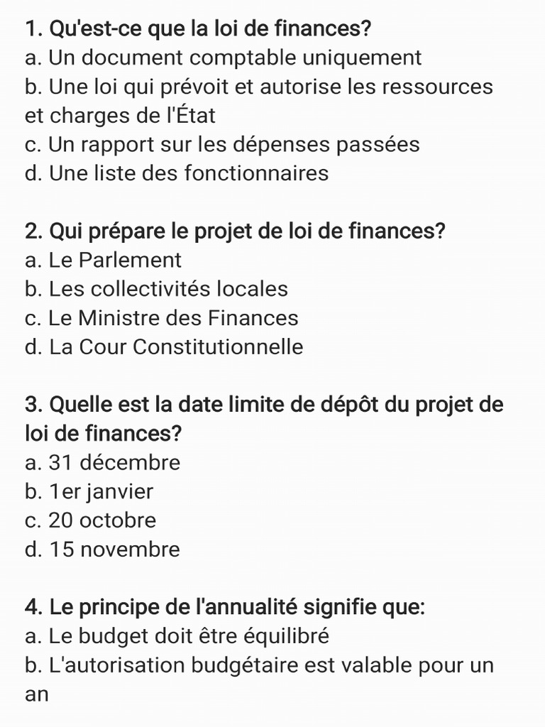 QCM | PDF