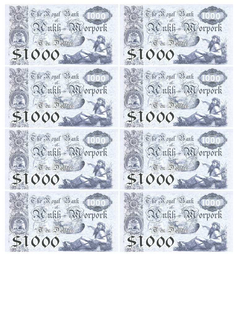 Planches de Billets 2 | PDF