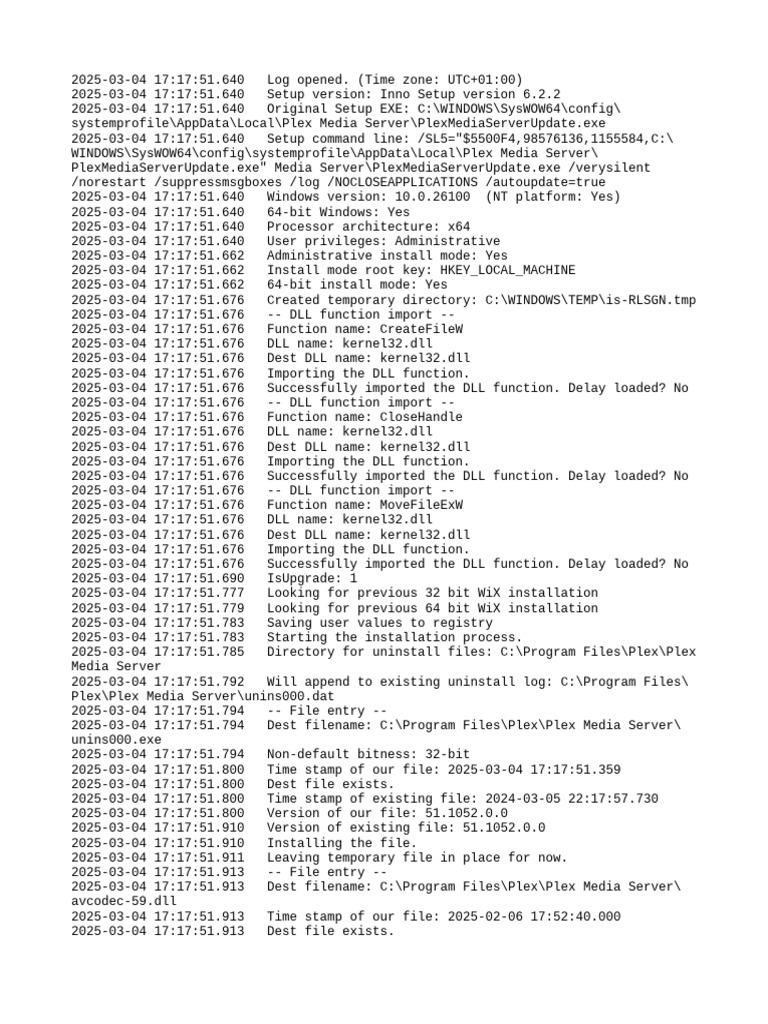 Setup Log 2025-03-04 #001 | PDF | Filename | Windows Registry