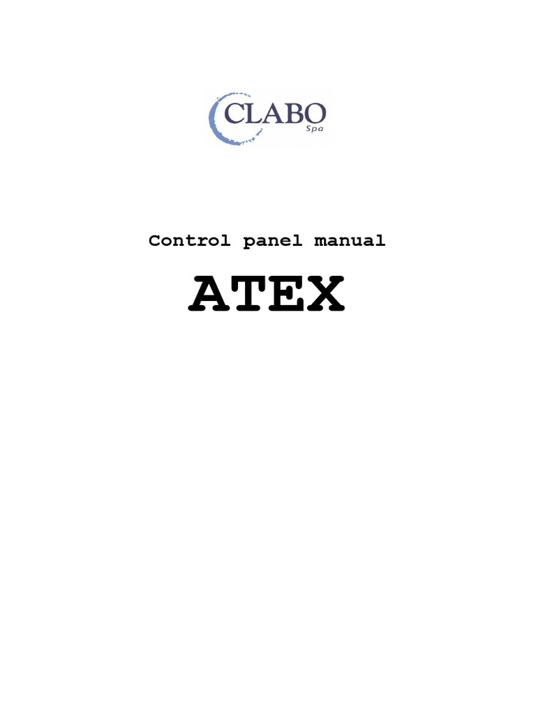 Manuale Elettronica 4.0 Atex Rev.02 - ENG | PDF | Computer Keyboard ...