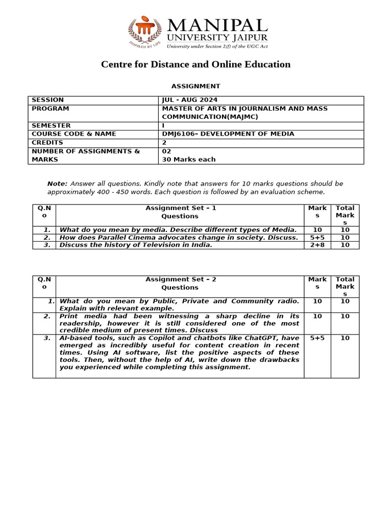 DMJ6106 DOM Sep 2024 Internal Assignment | PDF