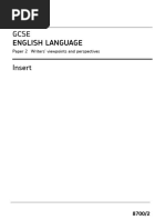 AQA GCSE English Language Paper 2 Guide | PDF | Question