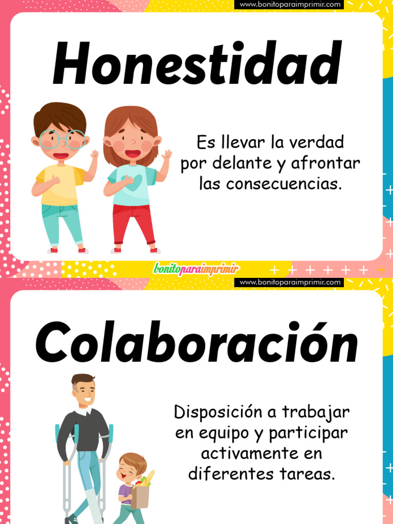Valores esenciales para la vida diaria | PDF | Verdad | Creatividad