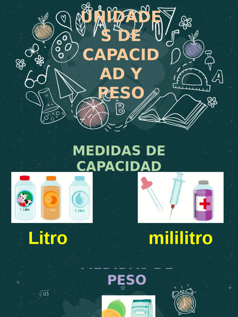 M. Medidas de Capacidad y Peso | PDF