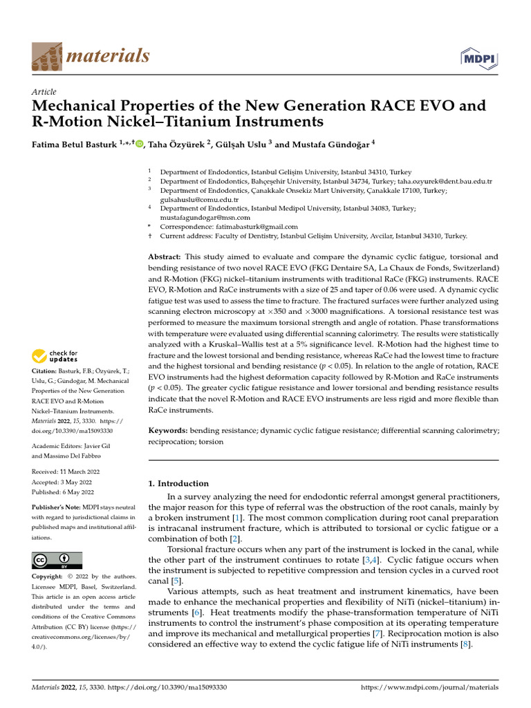 materials-15-03330 | PDF | Applied And Interdisciplinary Physics | Physical Sciences