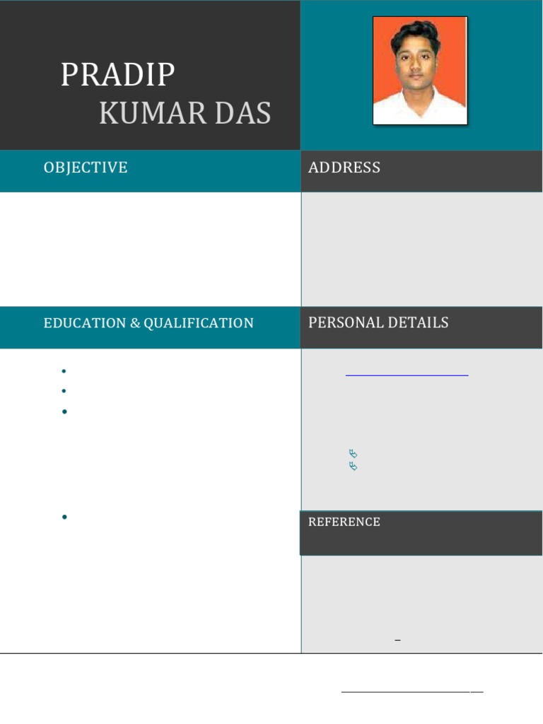 Pradip CV | PDF