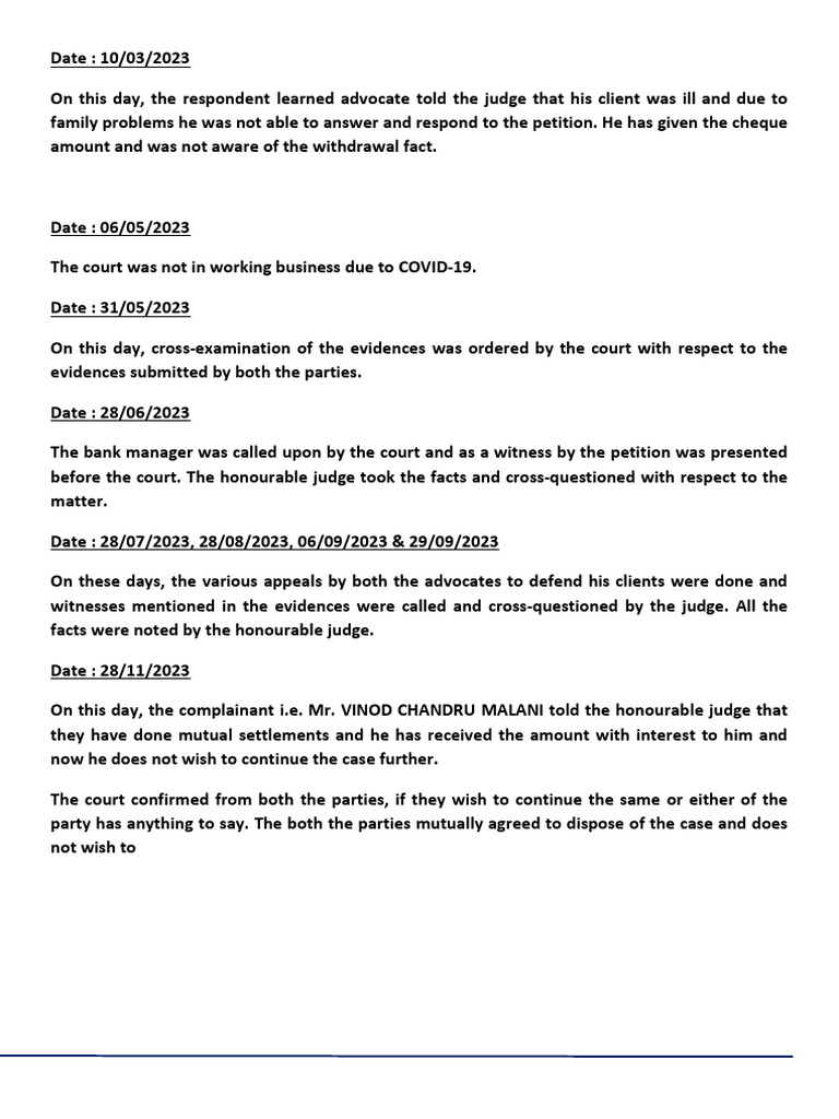 02 Court Diary - Criminal Case | PDF