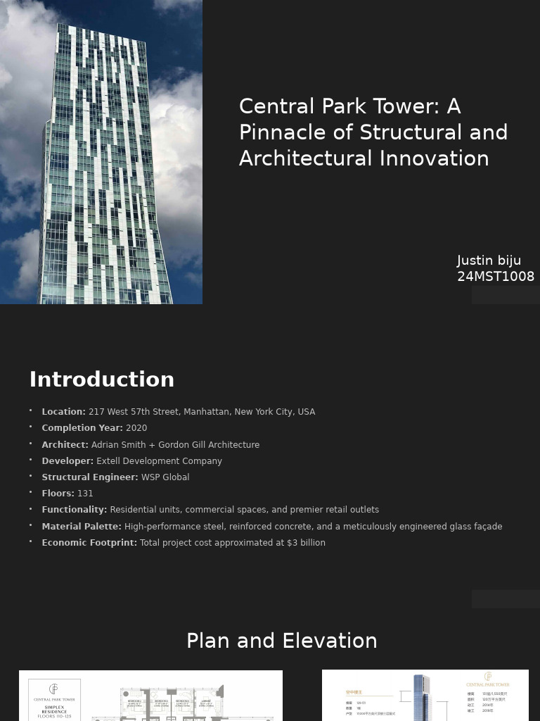 Central Park Tower: Structural Materials Overview | PDF ...