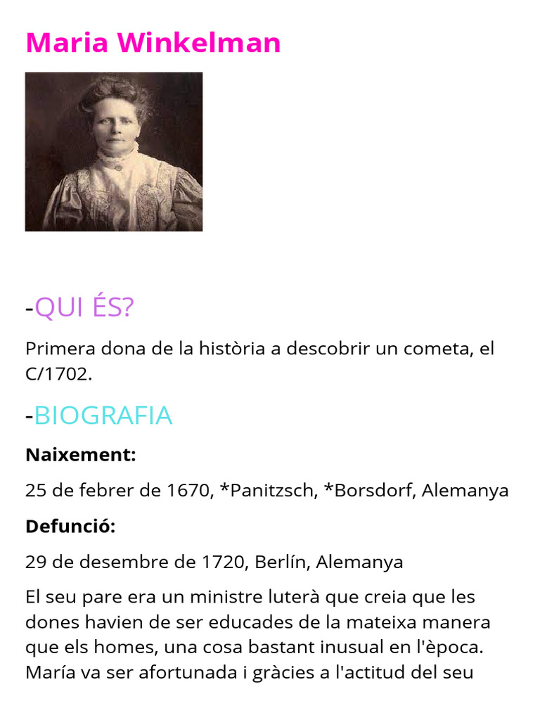Maria Winkelman PDF | PDF
