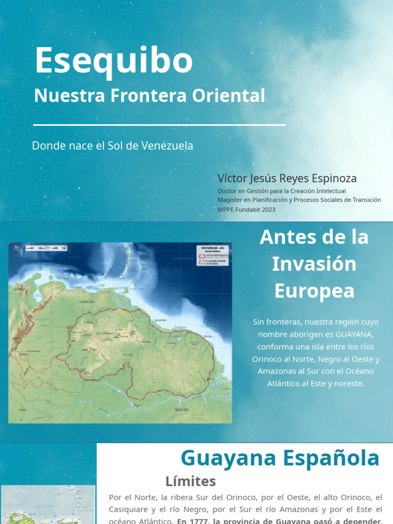 Población del Esequibo y su historia | PDF