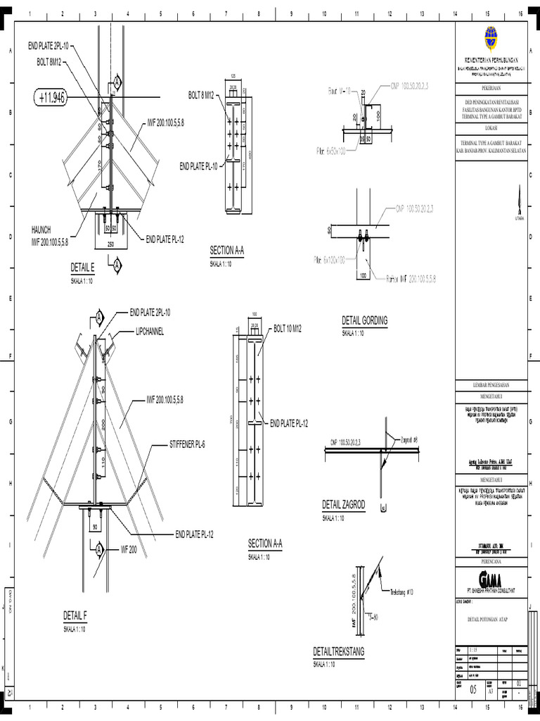 05 Detail Rangka Atap | PDF