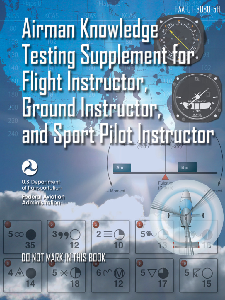 FAA Testing Supplement Flight Instructor 2017 | PDF | Flight Instructor ...