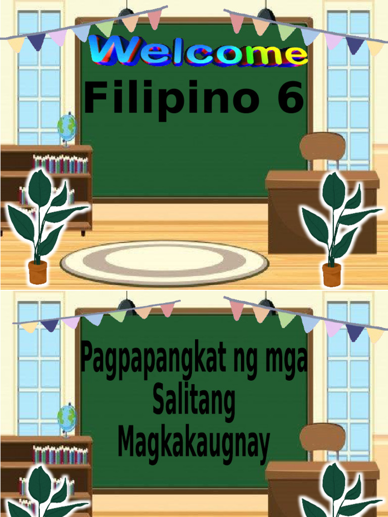 COT Filipino 6 Q4 W2 Pagpapangkat NG Mga Salitang Magkakaugnay | PDF
