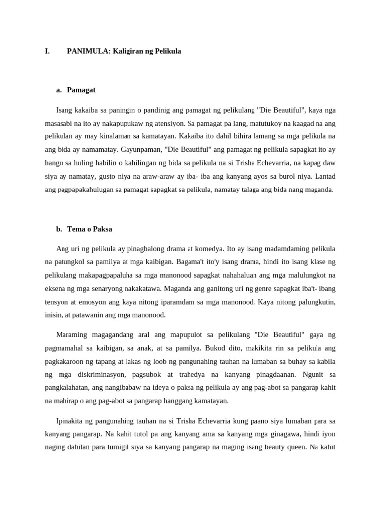 Sinesos Panimula | PDF