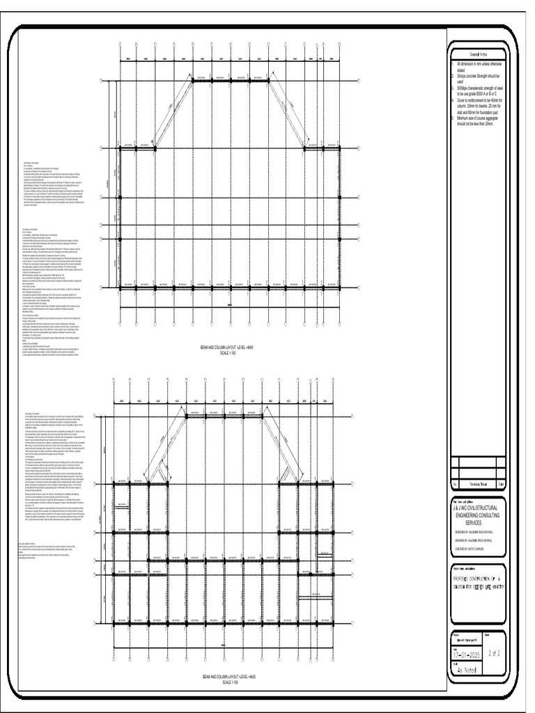 Church Plans-Iso A1 | PDF | Concrete | Structural Engineering