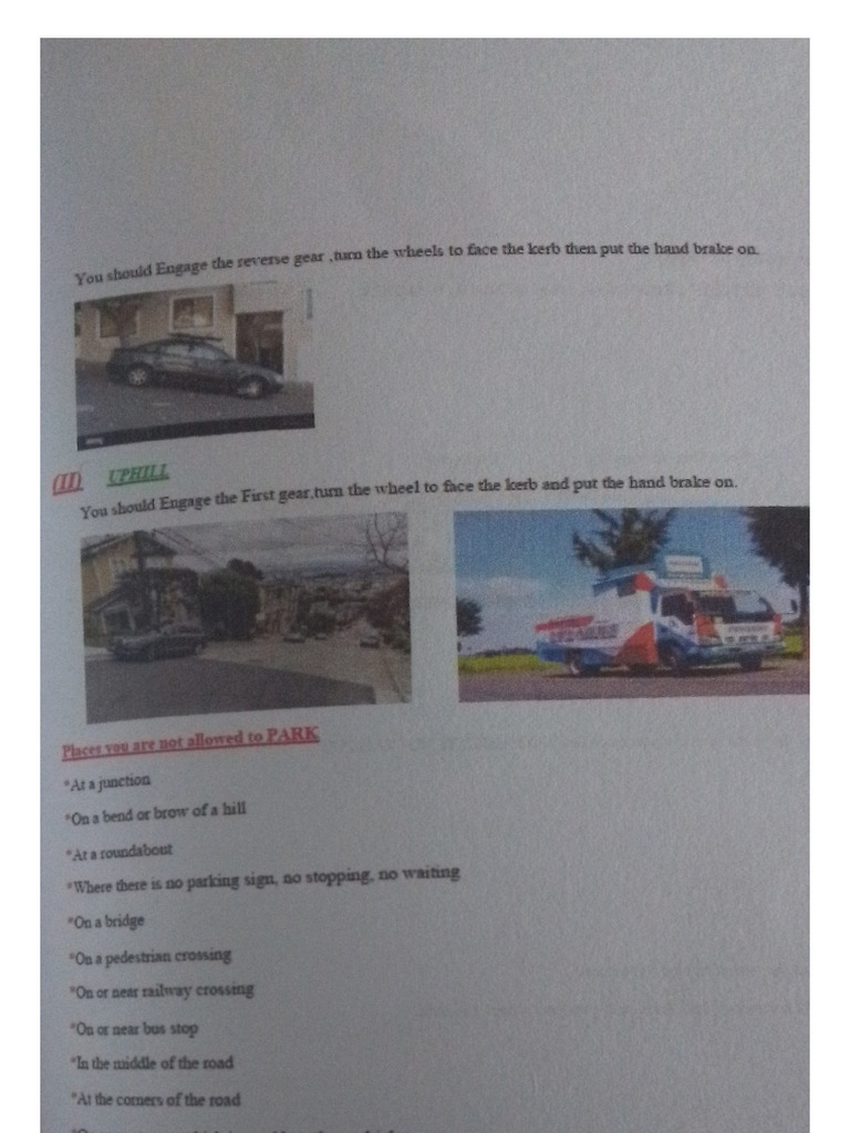 Highway Code Notes | PDF