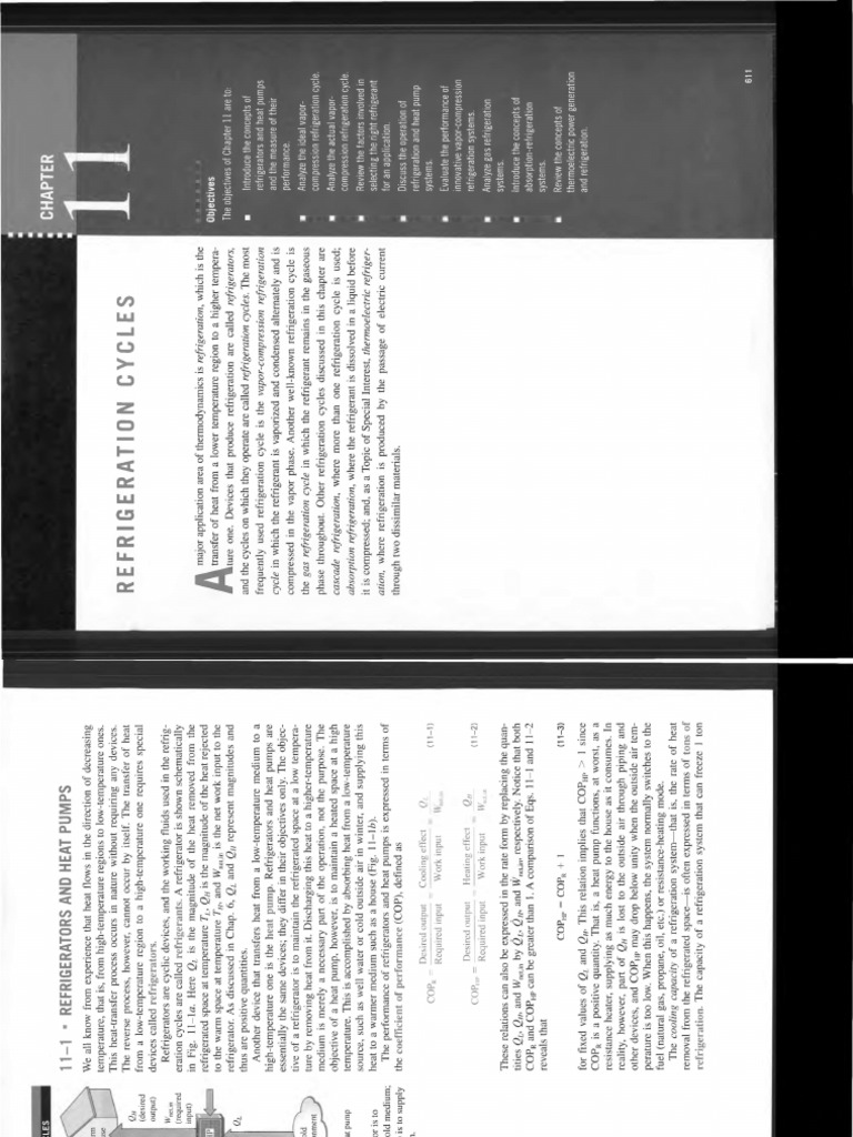 Thermodynamics CENGEL - Chapter 11a | PDF