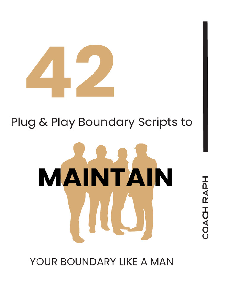 Maintain: Plug & Play Boundary Scripts To | PDF