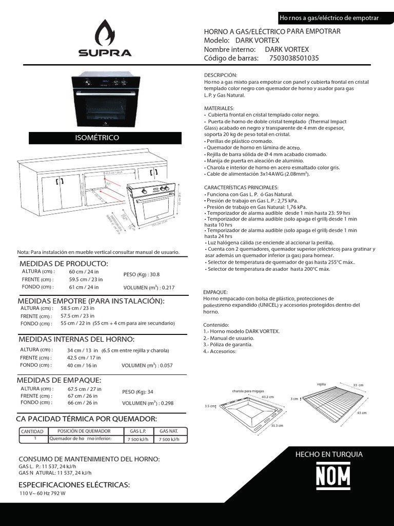 Ficha Tecnica Dark Vortex | PDF | Materiales | Ingeniería de Edificación