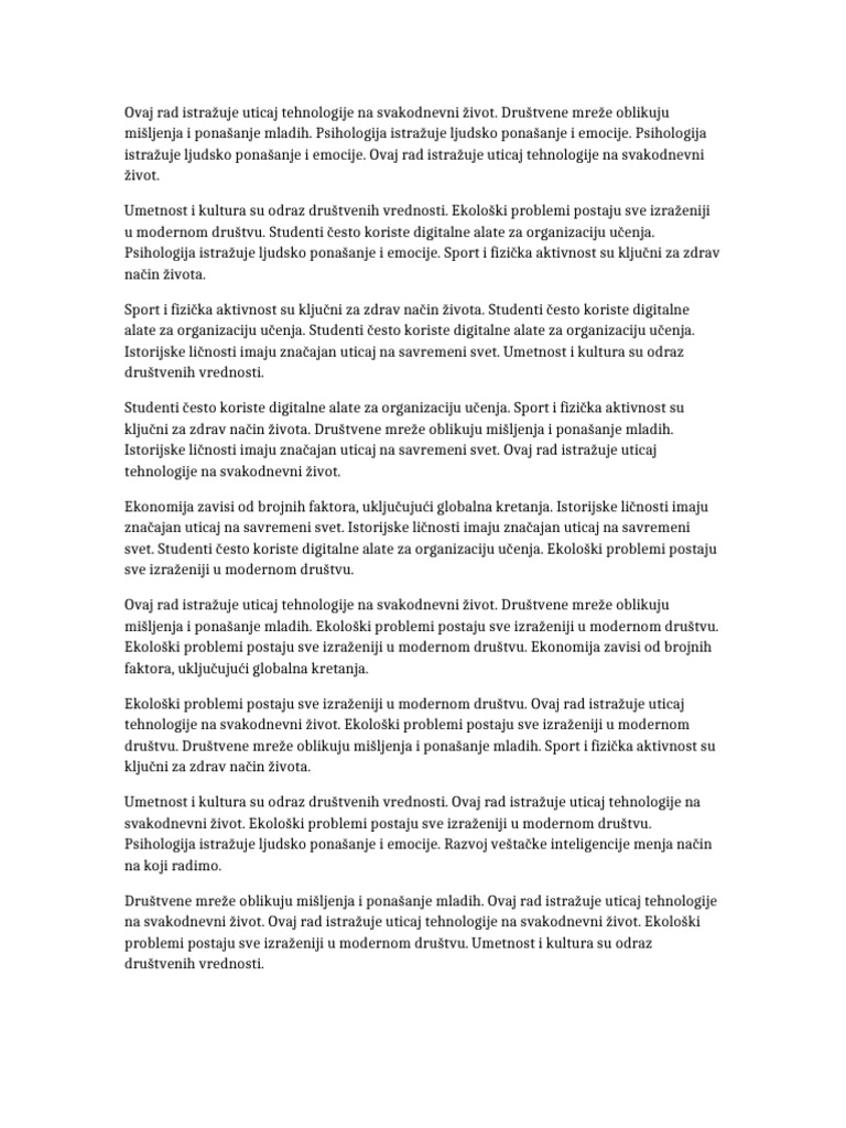 Prakticni Rad Hemija | PDF