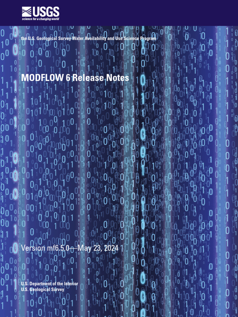 modflow release_6.5.0 | PDF | Directory (Computing) | Computer File