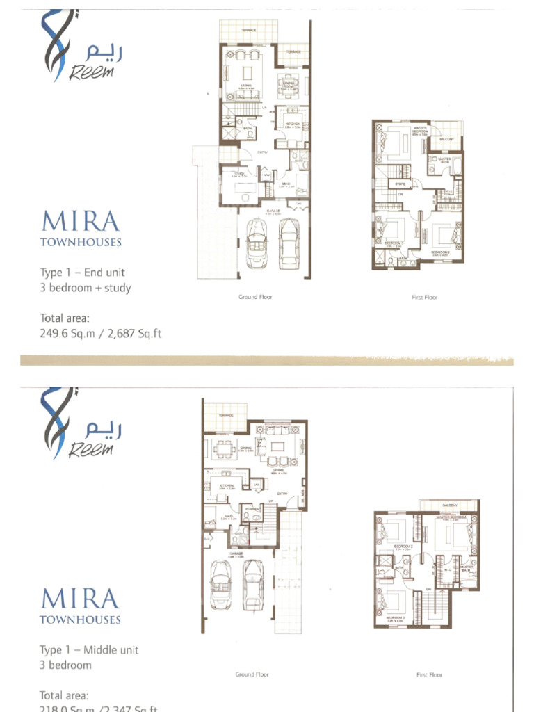 Reem Villa Types | PDF