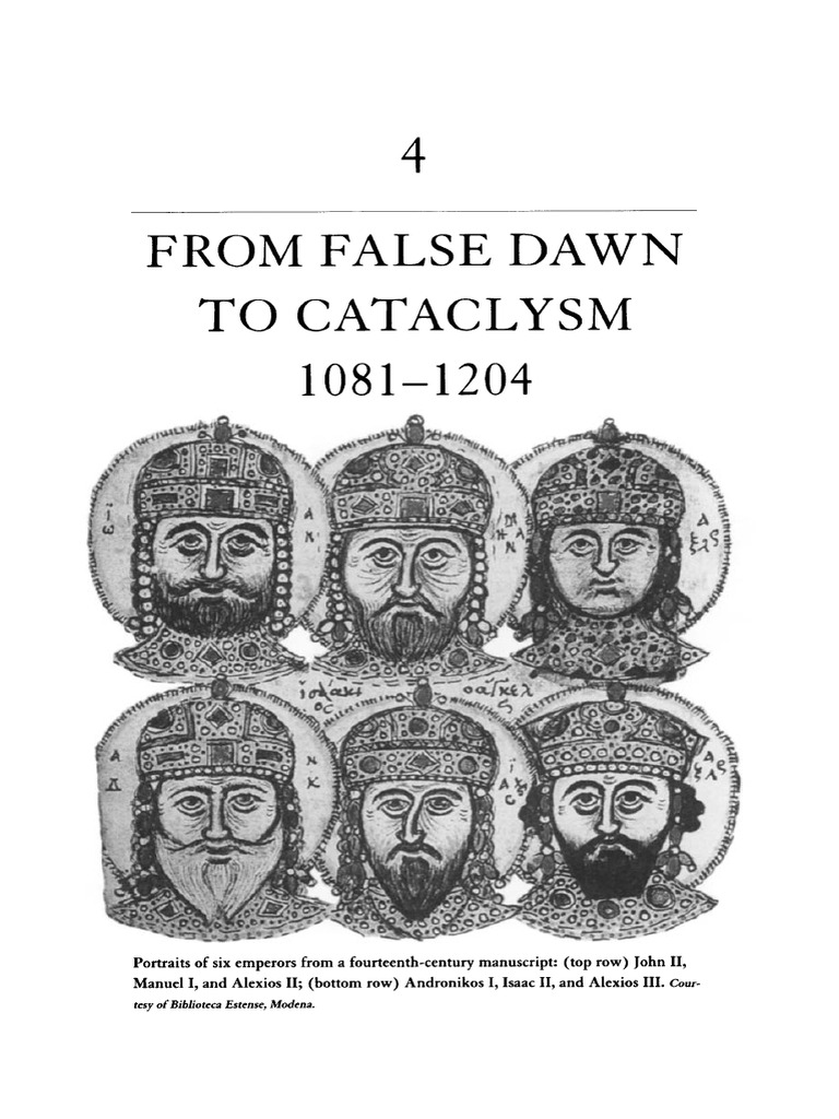 From False Dawn To Cataclysm | PDF | Byzantine Empire | Crusades