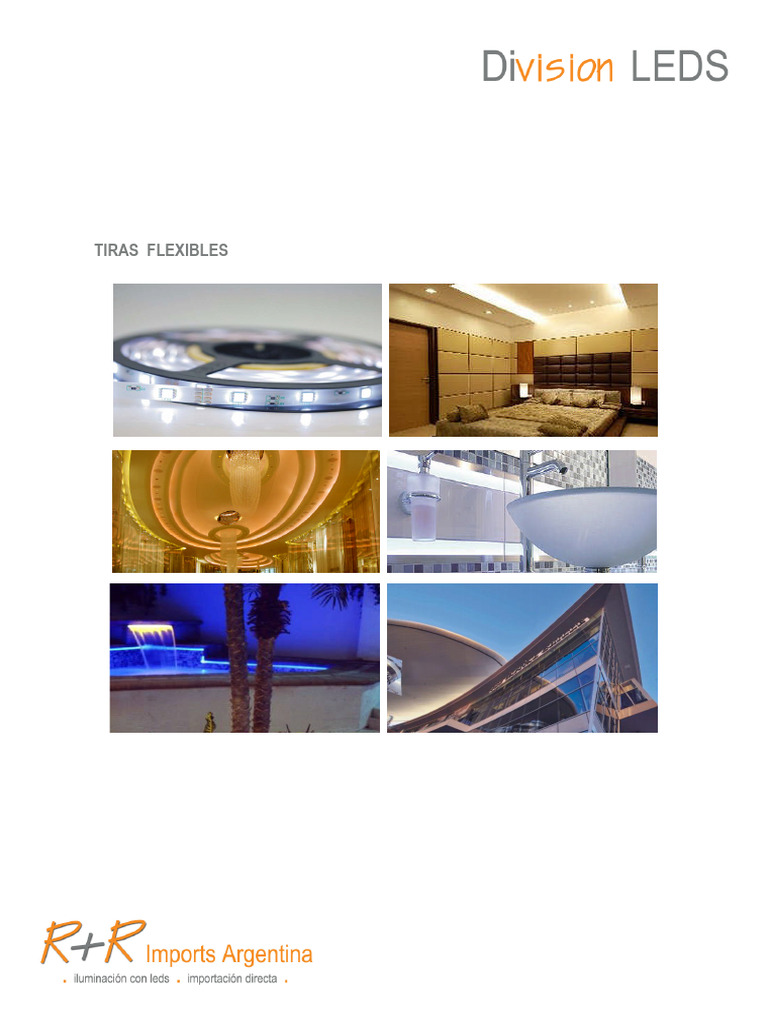 CATÁLOGO LEDS - Tiras Flex | PDF | Diodo emisor de luz | Aplicaciones de vidrio