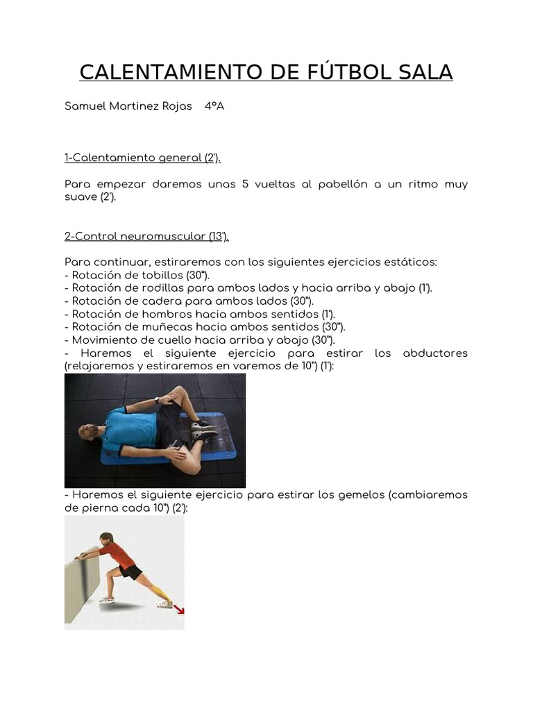 Calentamiento | PDF
