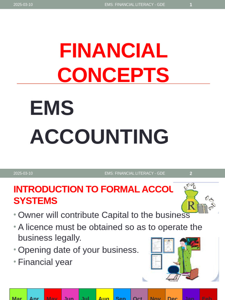 Accounting Concepts Slide Show | PDF | Expense | Debits And Credits