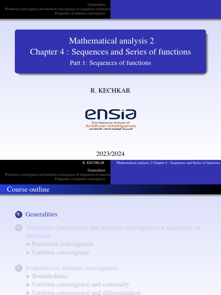 Chapter5 Sequencesandseriesoffunctions Part1 Pdf Limit Mathematics Sequence 