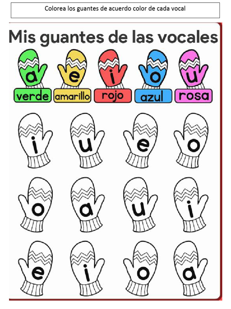 Tarea Vocales | PDF