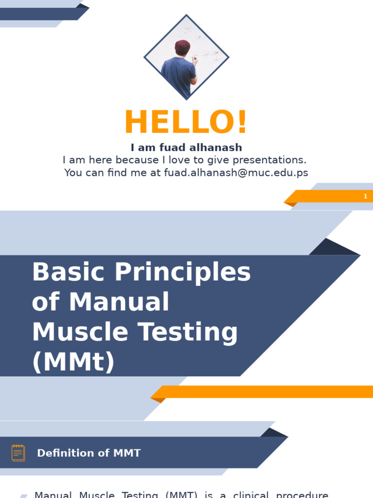 MMT #1 | PDF | Physical Therapy | Skeletal Muscle