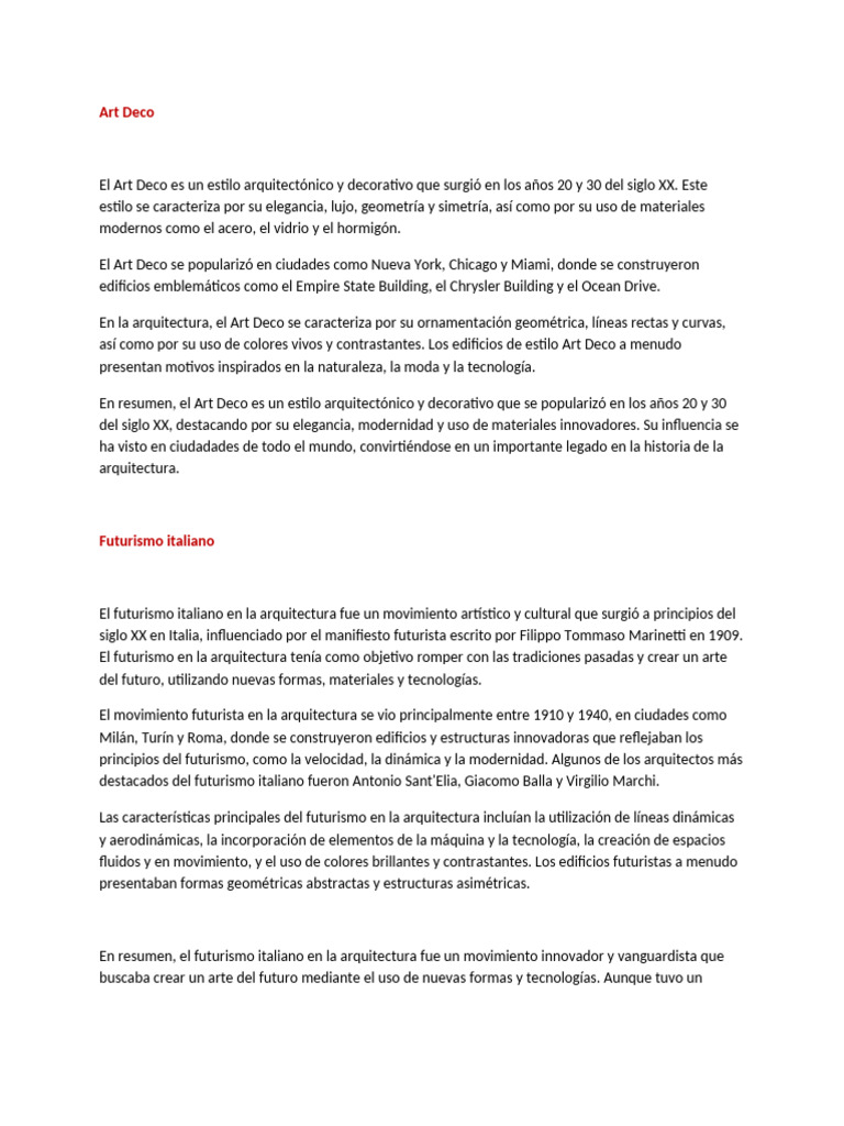 Art Deco-WPS Office | PDF | Expresionismo | Arte deco