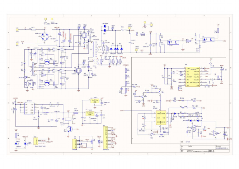 Diagrama Esquemático - Pro Euro GP165 | PDF