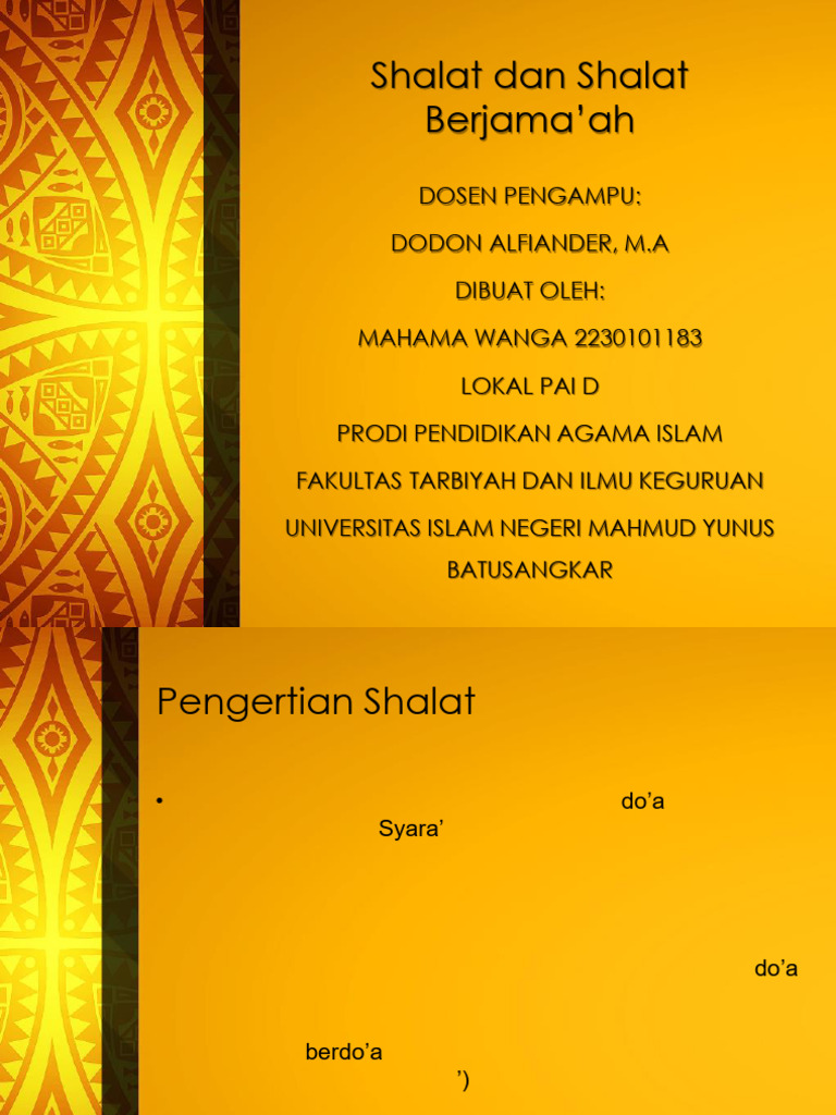 Panduan Lengkap Shalat dan Berjamaah | PDF