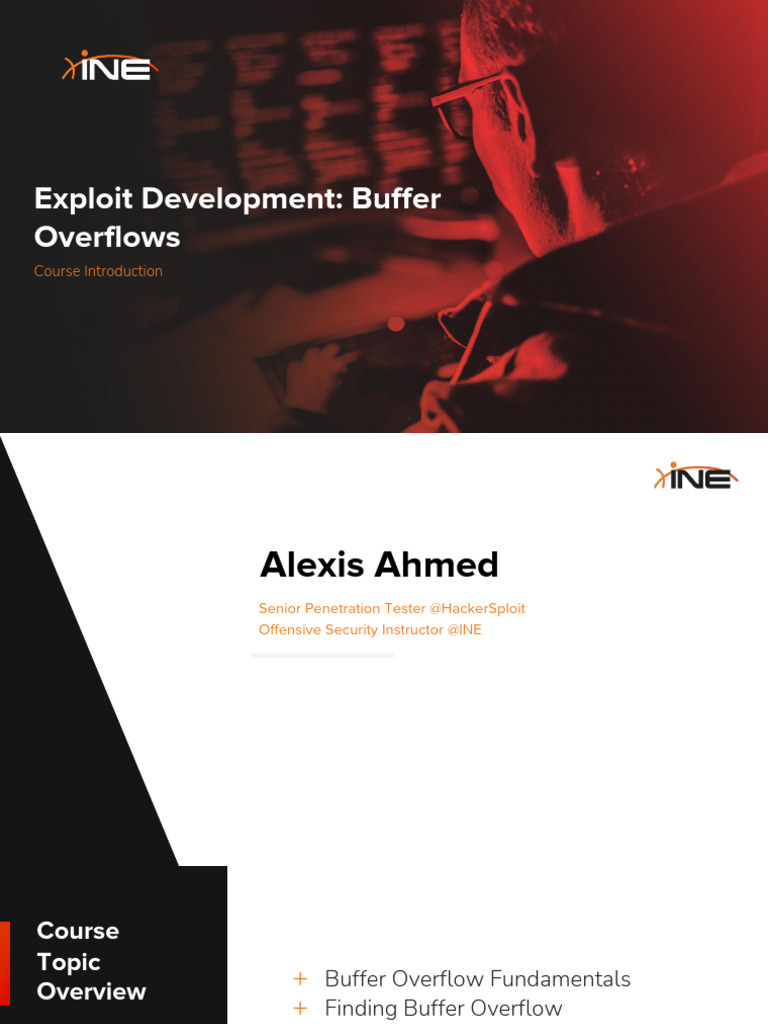 INE Exploit Development Buffer Overflows Course File | PDF | Computing ... INE Exploit Development Buffer Overflows Course File | PDF | Computing ...
