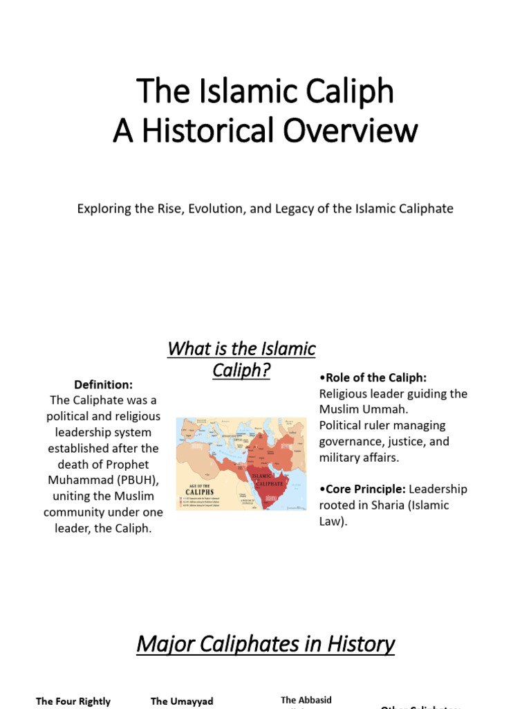 The Islamic Caliph | PDF | Caliphate | Sharia