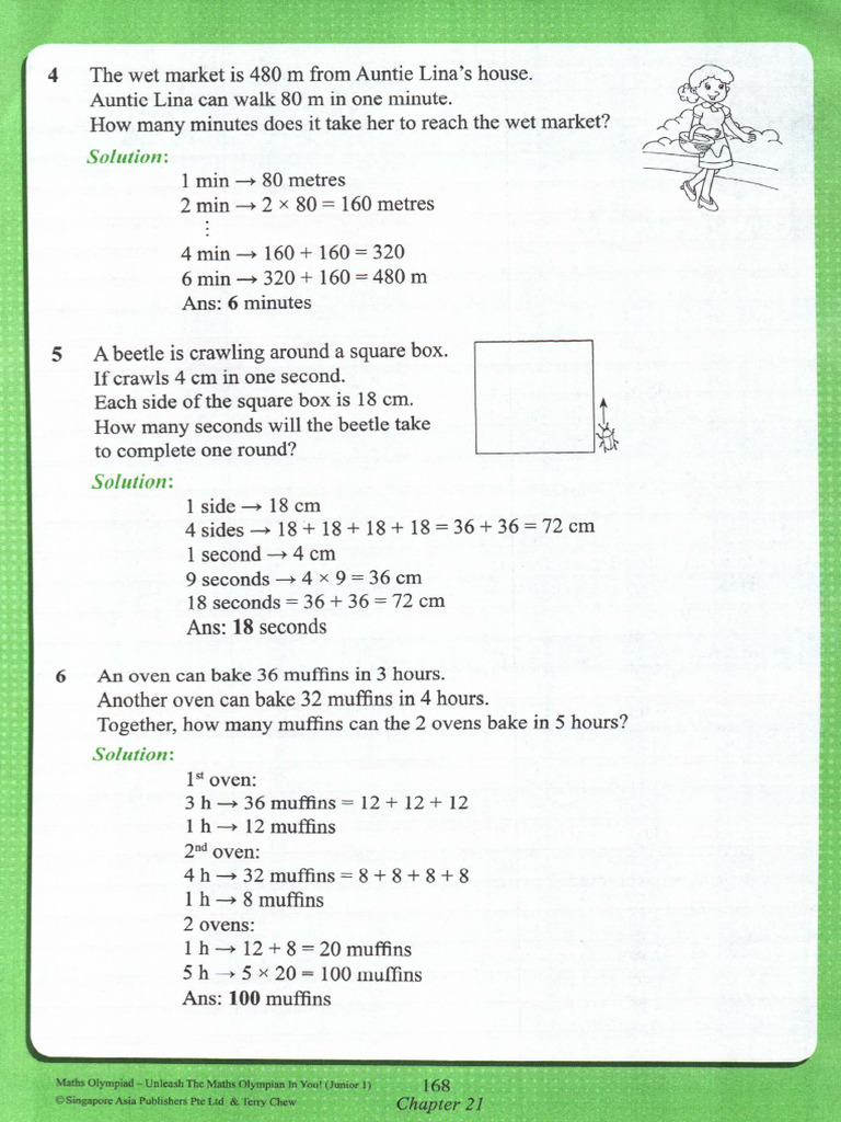 Math Olympiad Junior 1 Primary 1 and 2 Grade by Terry Chew - Part172 | PDF