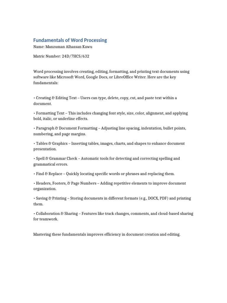 Fundamentals_of_Word_Processing | PDF