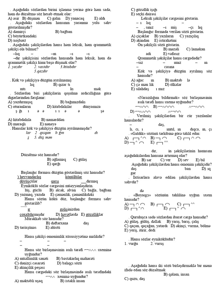 Soz Yaradiciligi III | PDF