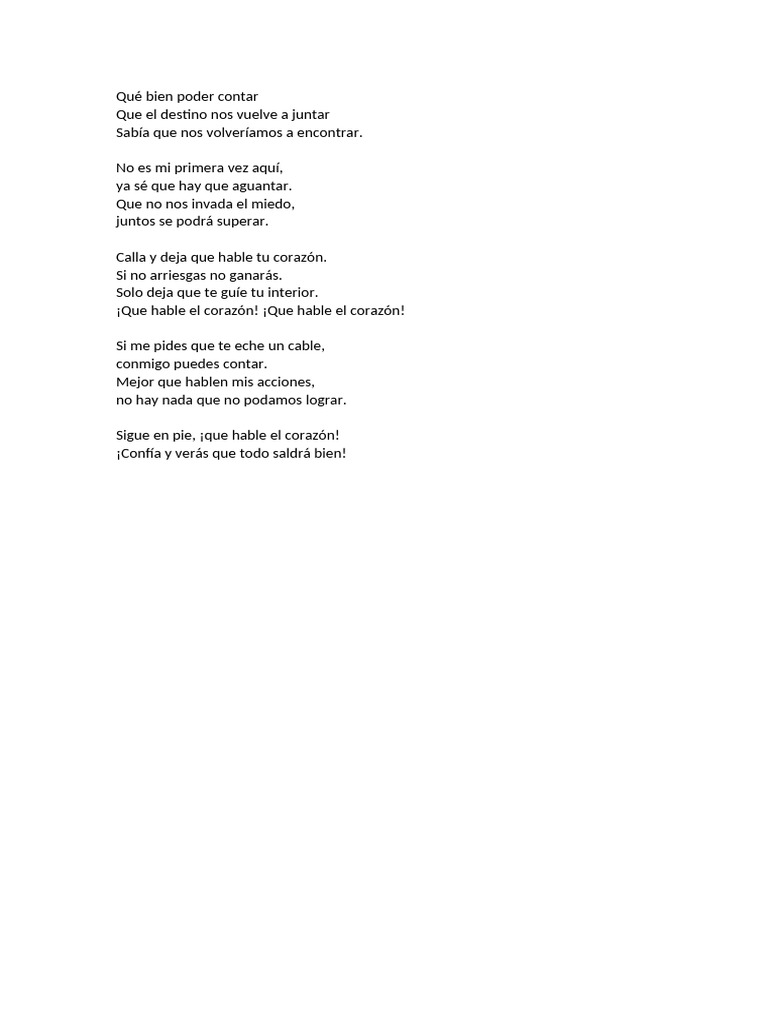 Qué Bien Poder Contar | PDF